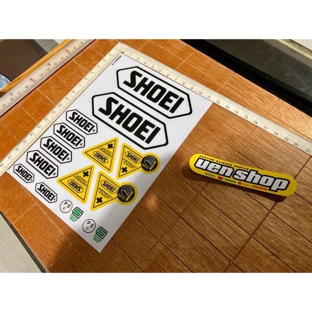 Sticker DECAL UNTUK VISOR #HELMET #SHOEI #2SET HELMET | Shopee Malaysia