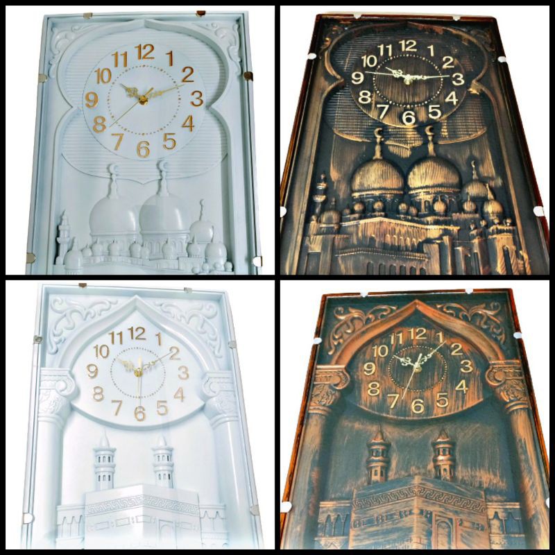Architecture Wall Clock Classical Design 30 CM & 33X49CM /Jam Dinding ...