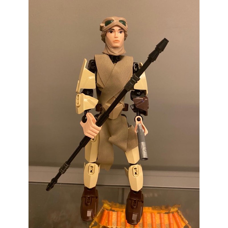 ORIGINAL PRELOVED LEGO STAR WARS BUILDABLE FIGURE REY | Shopee Malaysia