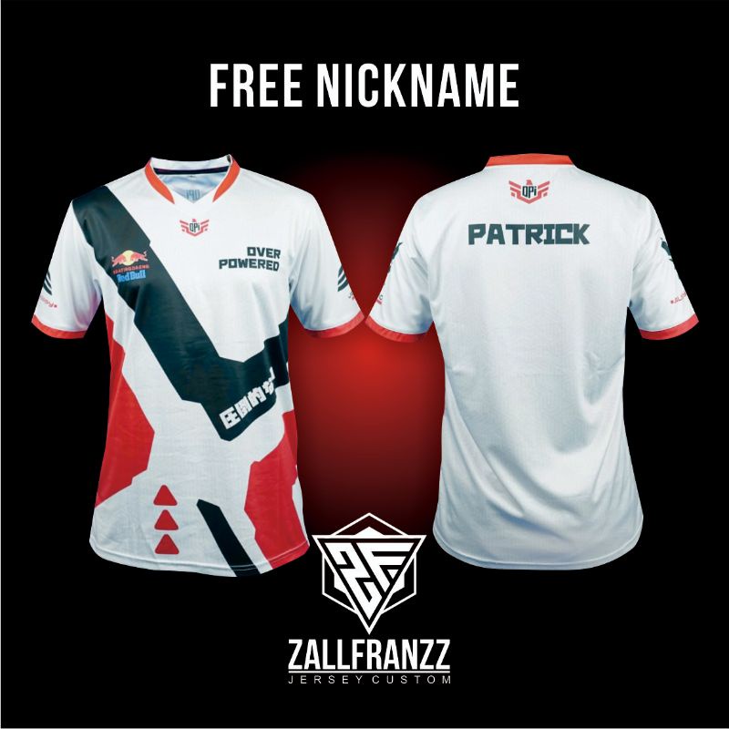 New MLBB ESPORT OPI Gaming T-Shirt Jersey 2021 Free Nickname | Shopee ...