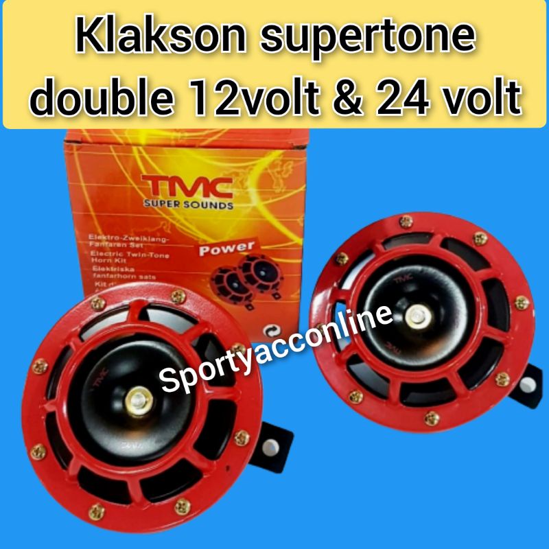 Tmc 12volt and 24volt super tone horns | Shopee Malaysia