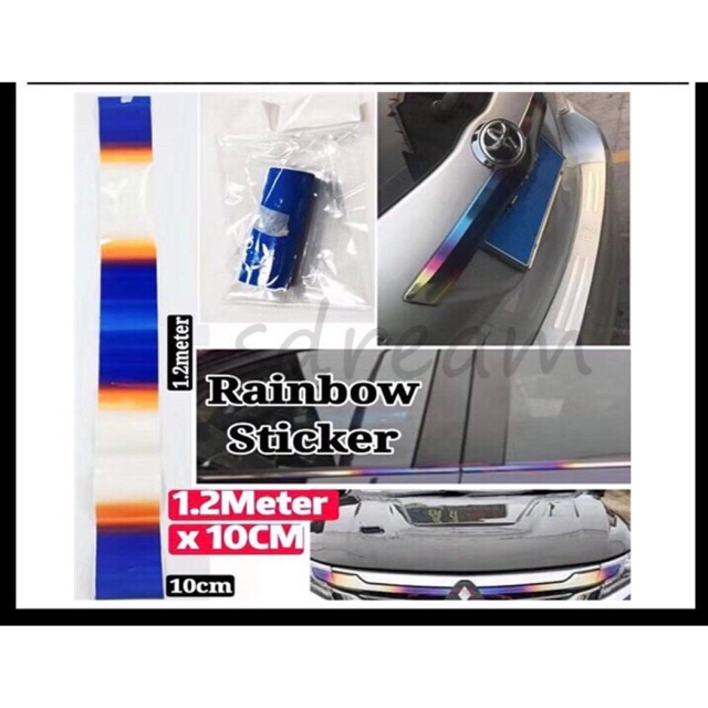 Titanium Sticker for car vinyl film sticker (HIGH QUALITY) 10cm x 1m ...