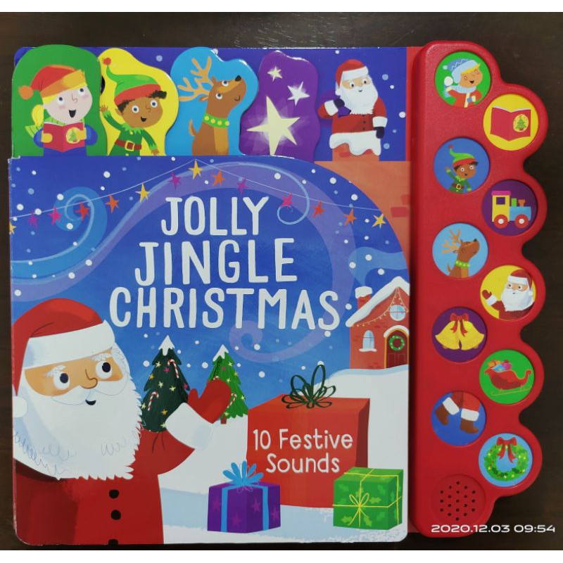 [Ready Stock KL]10 Festive Sounds Jolly Jingle Christmas Book for Kids ...
