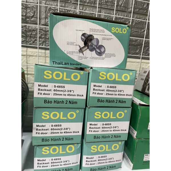 Solo Round Handle Lock - THAI LAN Quality (GENUINE) | Shopee Malaysia