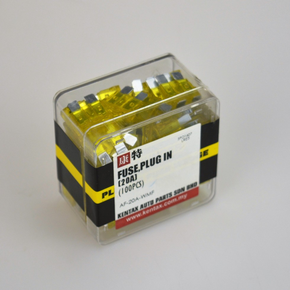 Plug-in Fuse - 20A AF-20A-WMF (1BOX/100BIJI) | Shopee Malaysia