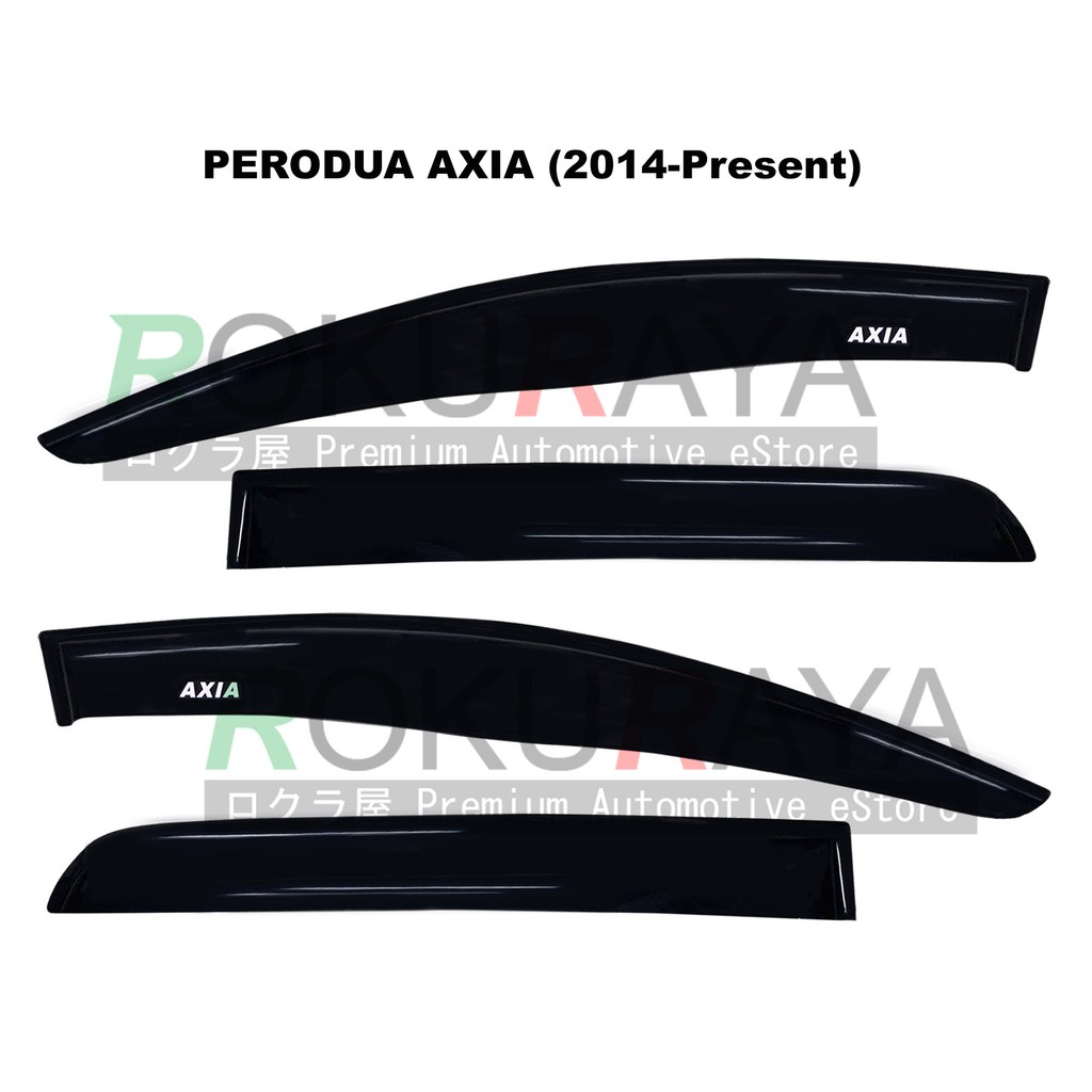 Produa Axia (2014) Big (10cm Width) Window Door Visor Air Press Wind ...