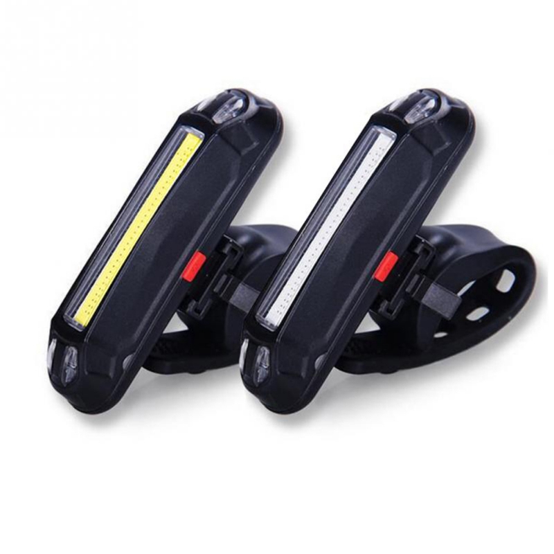 2 Colors USB Rechargeable Rear Light Cycling Led Bike Rear Light Bike ...