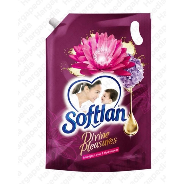 Softlan Divine pleasure Fabric Softener Refill 1.4L | Shopee Malaysia