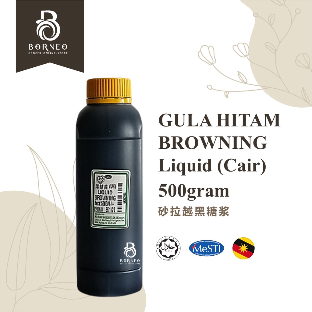 500g Cair Gula Hitam Browning Sugar Sarawak Halal | 砂劳越黑糖浆 | Shopee ...
