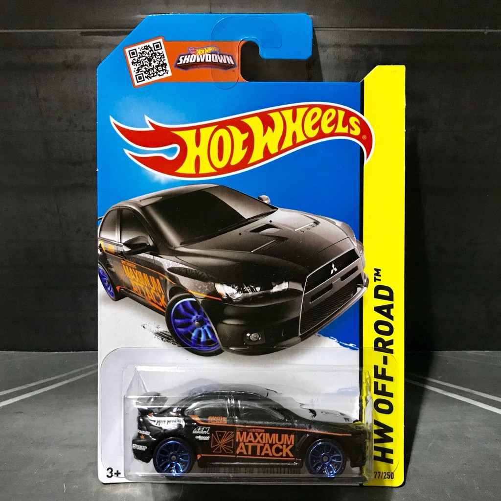 Hot Wheels Mitsubishi Lancer Evolution HW Off-Road Black | Shopee Malaysia