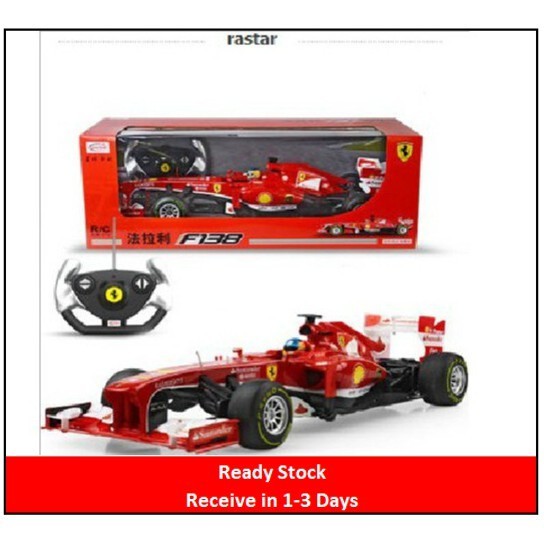 🌟Ready Stock🌟Ferrari Original Licensed RC Remote Control F138 F1 1/12 ...