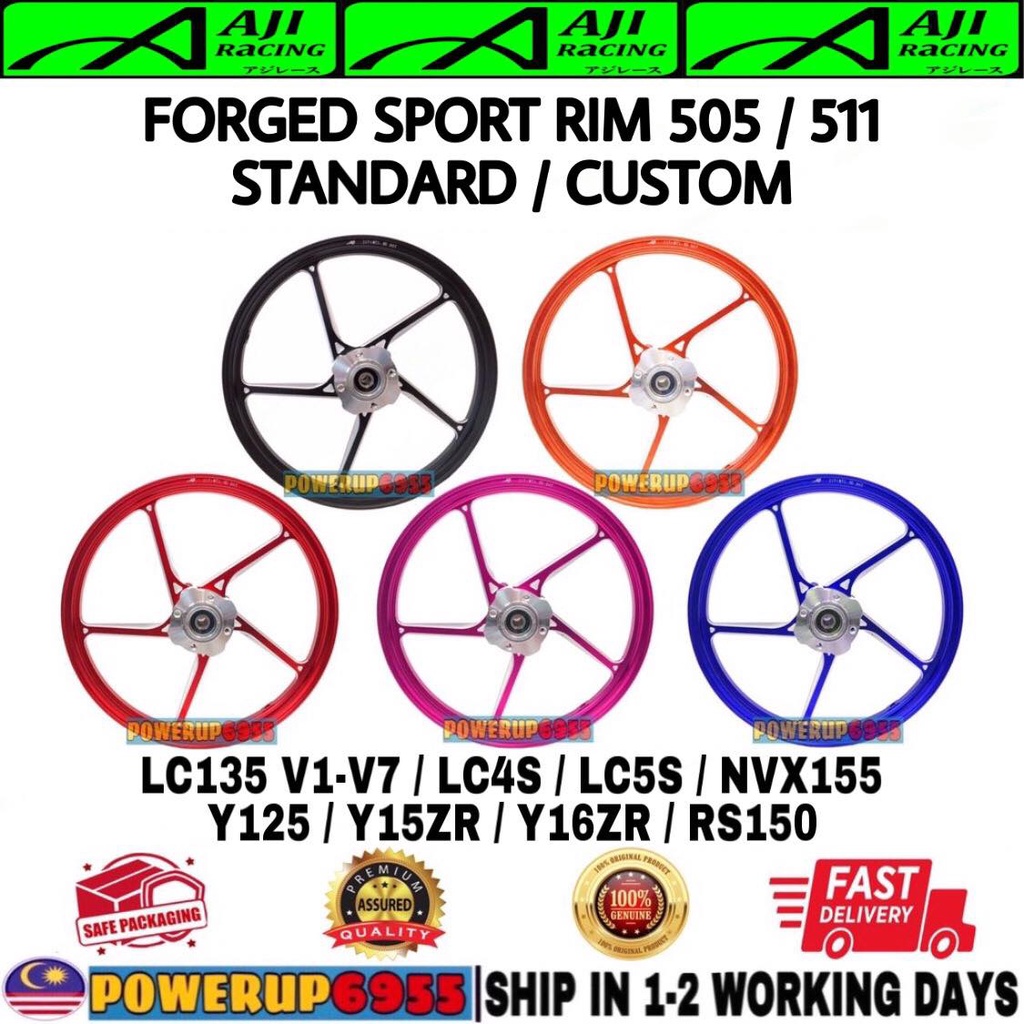 Y15ZR Y15 Y16ZR Y16 Y125 Z ZR LC135 LC4S LC5S RS150 AJI RACING FORGED SPORT RIM FG505 FG 505 ...