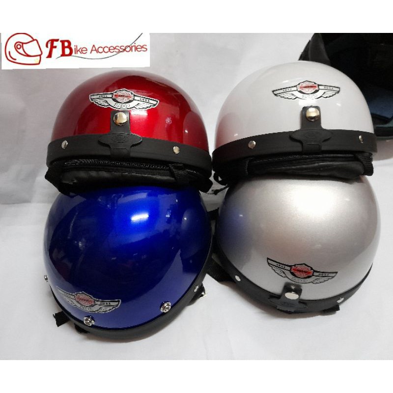 ⛑HELMET HALF CUT/Topi motorsikal,basikal SEPARUH helmet steng MURAH ...