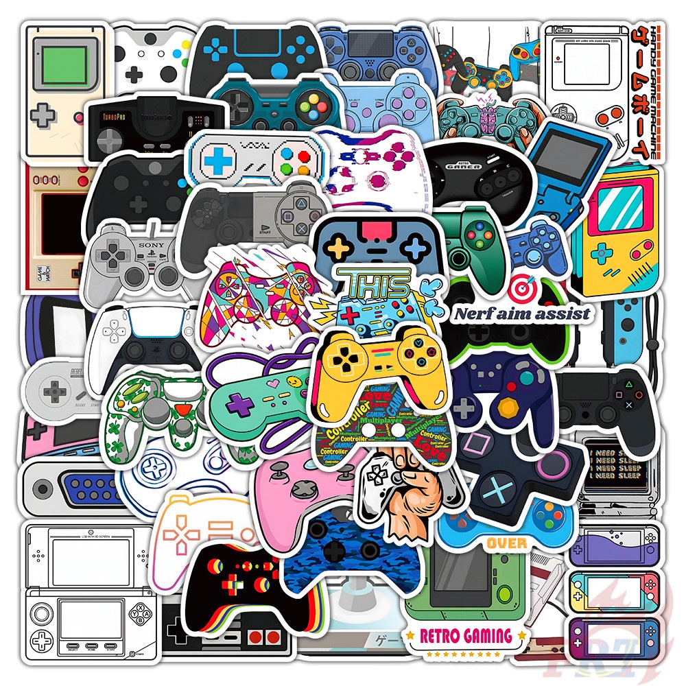 Gamepad Series 01 Stickers 50Pcs/Set Waterproof DIY Fashion Decals ...