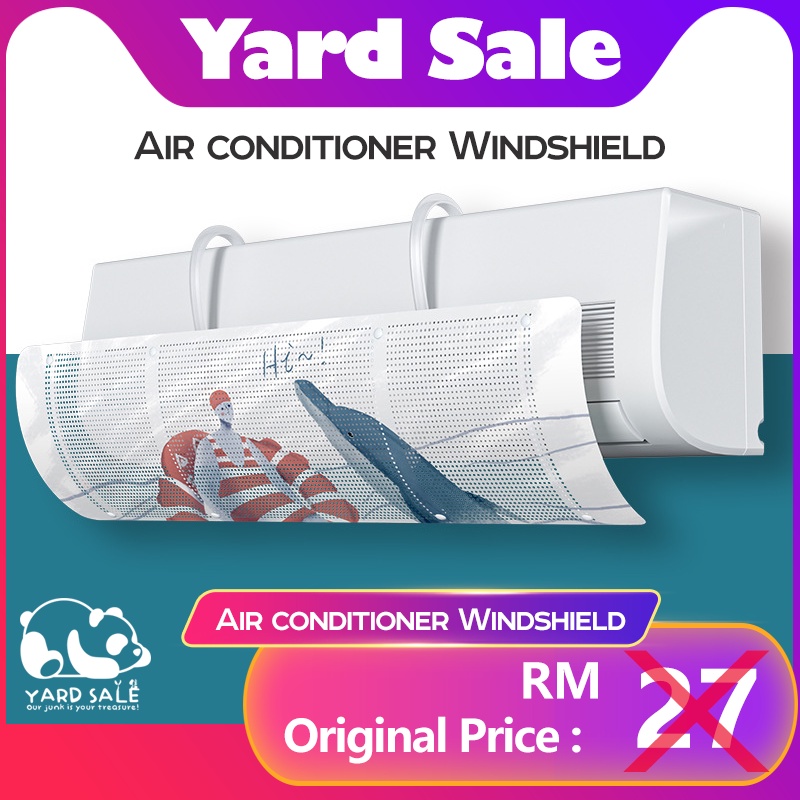 Yard Sale - Air conditioner Windshield Adjustable Air Cond Shield ...