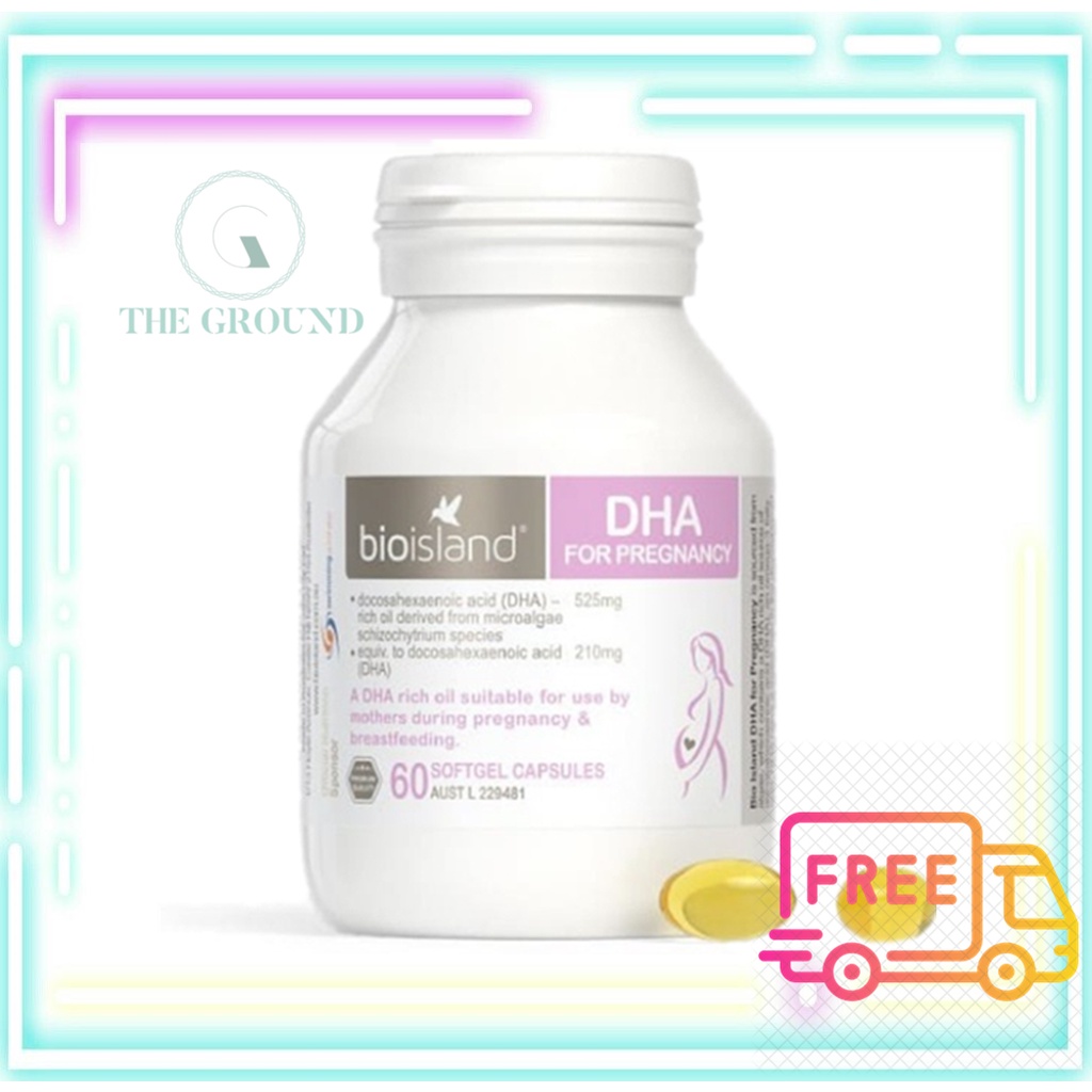 [READY STOCK EXP: 02/2027] Bio Island 孕妇 DHA for Pregnancy ( 60 Softgel Capsules ) ( Made In ...