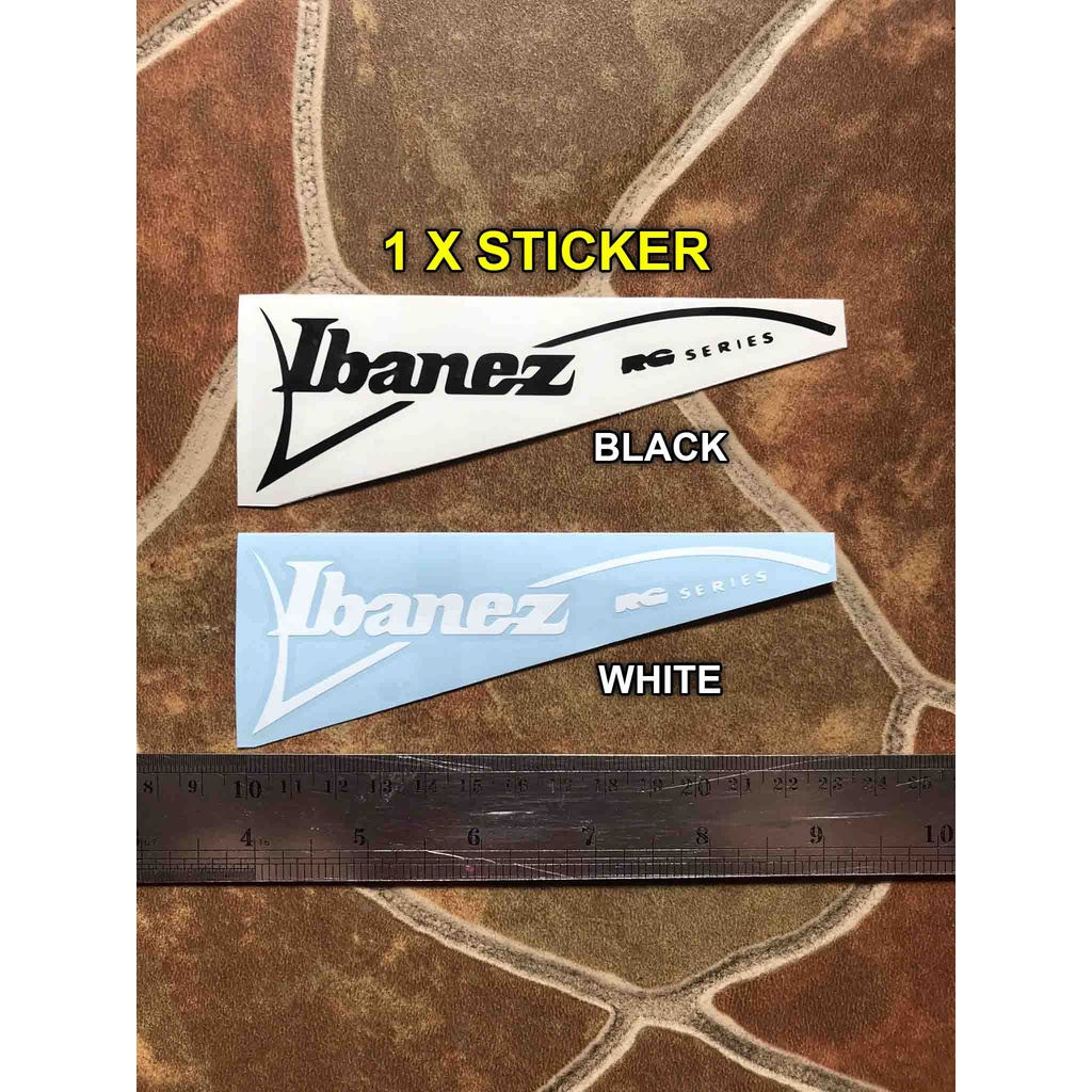 Guitar Ibanez Rg Series Electric Headstock Sticker String Custom Deluxe ...
