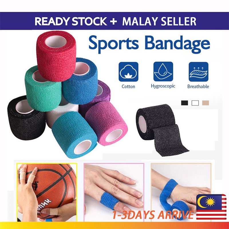 Kinesiology Sport Elastic Tape First Aid Wrap Stretch Bandage Physio ...