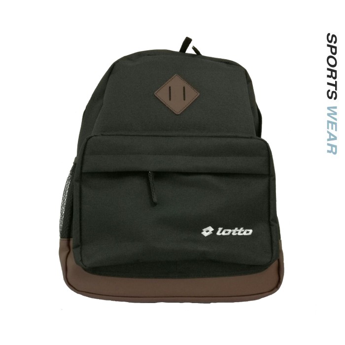 Lotto Backpack Sierra PU Black BP0004 L0195 Shopee Malaysia