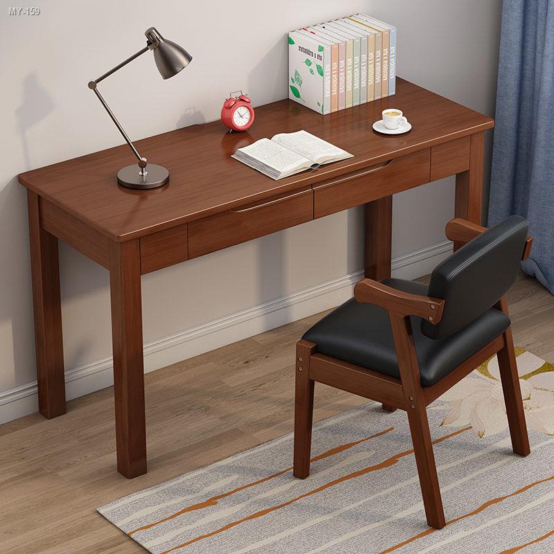 Solid wood desk home full solid desk 45cm/55cm computer desk 90/0.8m ...