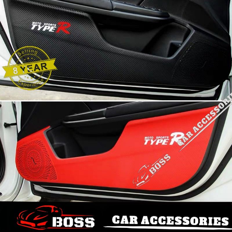 Honda Civic FC Anti Side Kick Carbon Sticker Side Door Protection Door ...