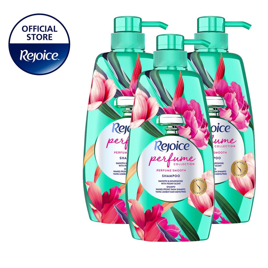 [Bundle of 3] Rejoice Perfume Collection Perfume Smooth Shampoo 600ml | Shopee Malaysia