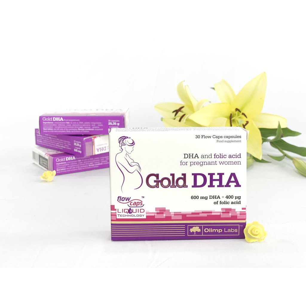 Gold DHA - Helps supplement DHA and folic acid for pregnant and ...