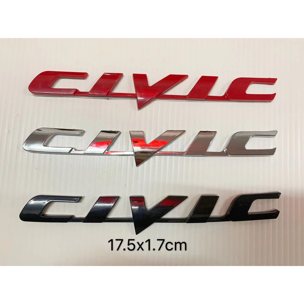 EMBLEM LOGO HONDA CIVIC FD | Shopee Malaysia