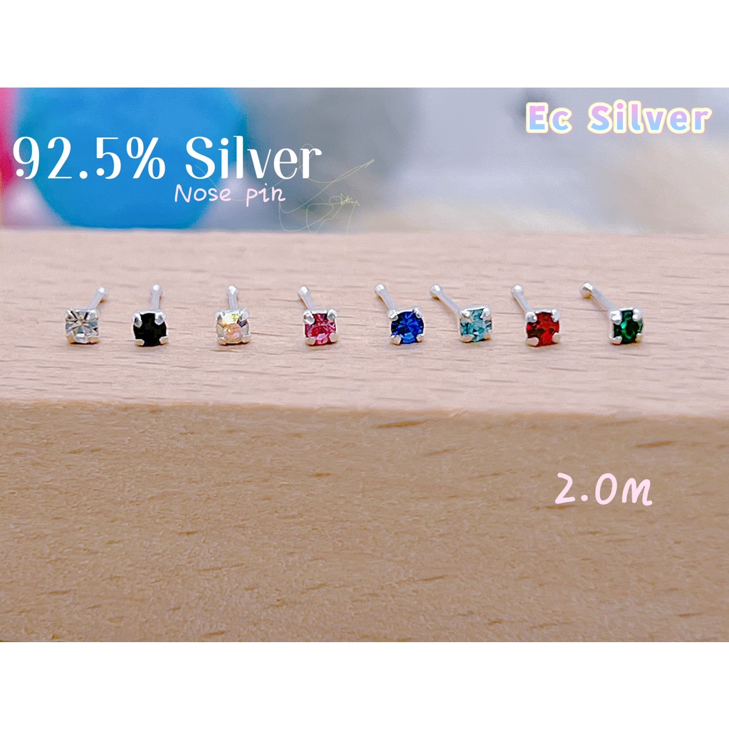 (NPS2) Silver 925 Subang Hidung / Nose Pin / Nose Stud | Shopee Malaysia