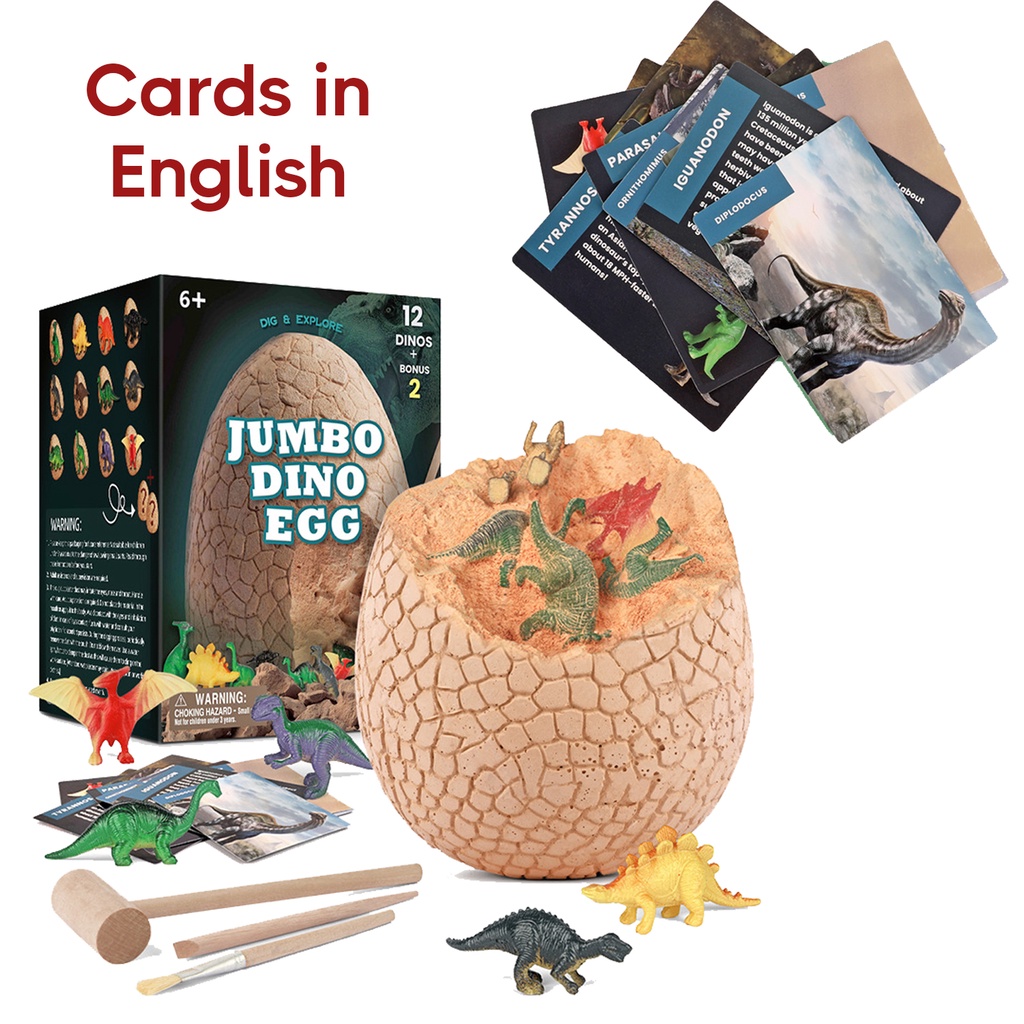 Kids DIY Excavation Treasure Educational Toy Set Crystal Gemstone ...