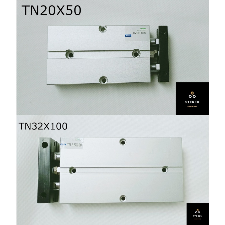 TN Cylinder Pneumatic Double Shaft Double Rod Cylinder TN 20X50 TN ...