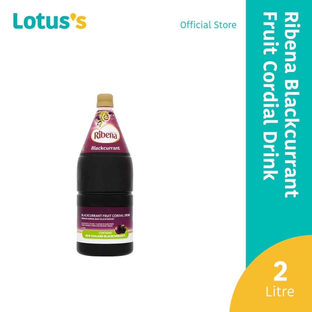 Ribena Blackcurrant Fruit Cordial Drink (2L) | Shopee Malaysia