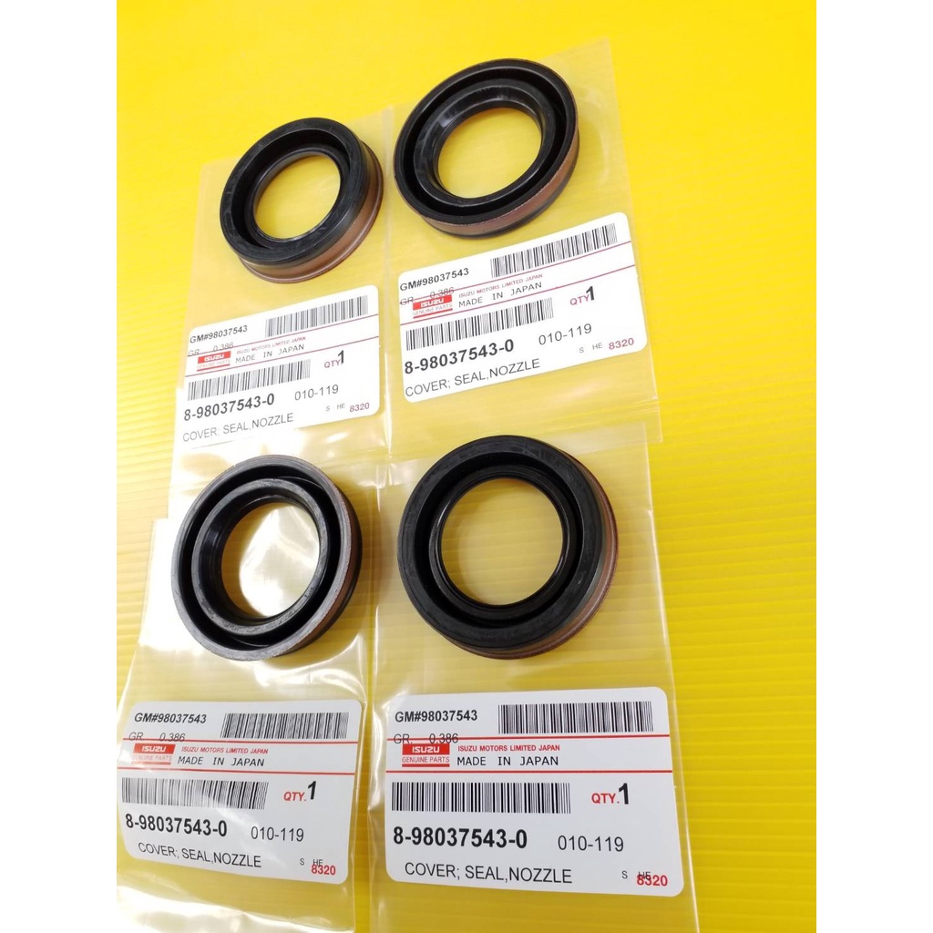 Injector Socket Seal D-MAX 07-13 ON Steel 8-98037543-0 (1 Set 4 Pieces ...