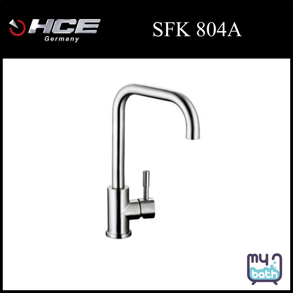 HCE SFK 804A Stainless Steel Single Lever Sink Tap With Stainless Steel ...