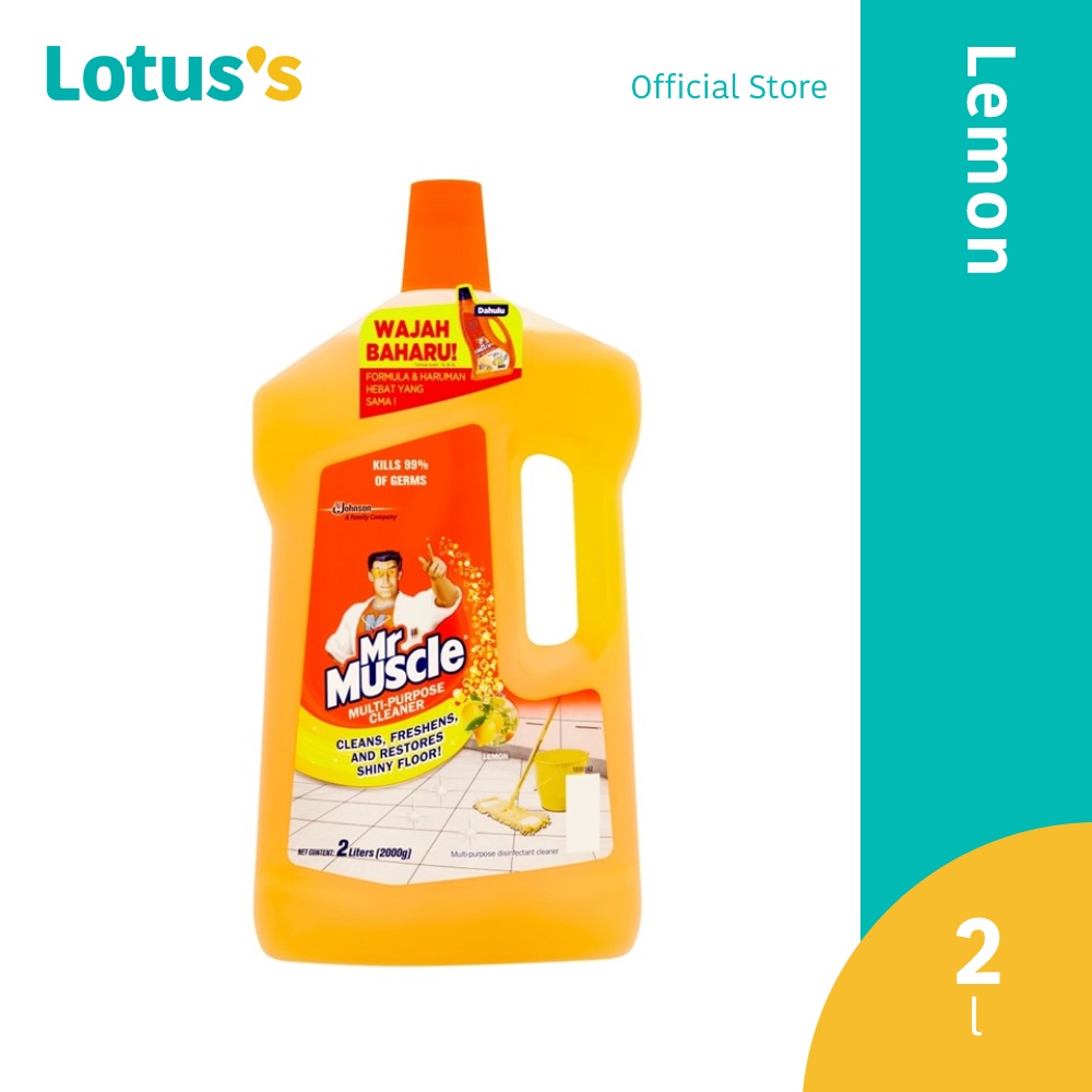 Mr Muscle Lemon Multi-Purpose Cleaner 2 Liters | Shopee Malaysia