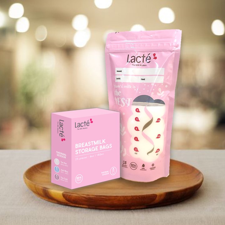 [Ready stock] Lacte Breast Milk Storage Bag 25pcs/6 oz | Shopee Malaysia