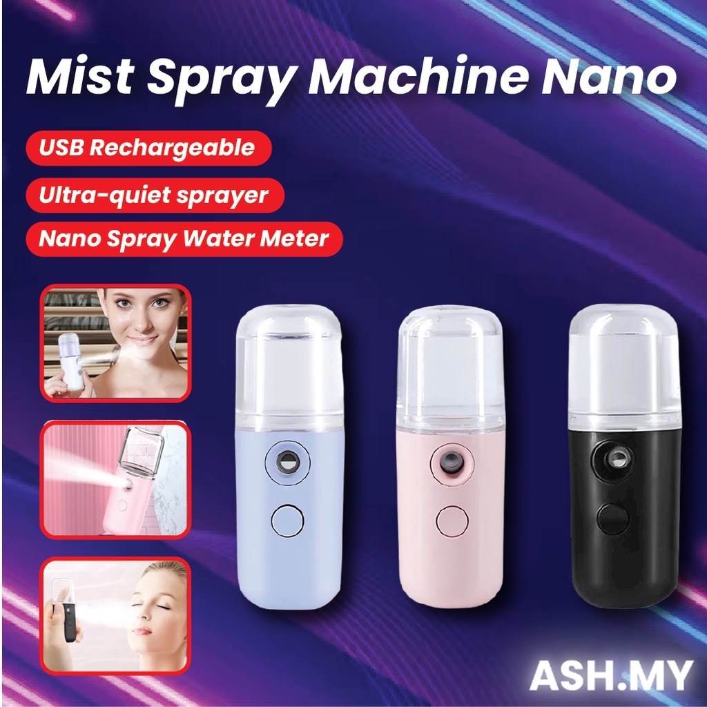 30ML USB Sanitizer Spray Machine Nano Antivirus Disinfectant Mist ...