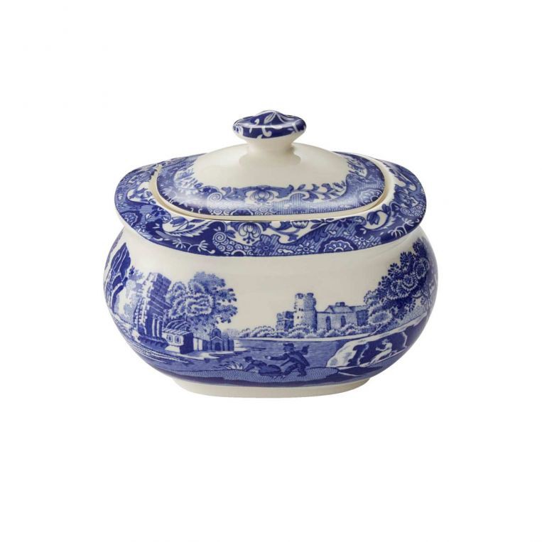 Spode Blue Italian Sugar Box Jar 0.25L | Shopee Malaysia
