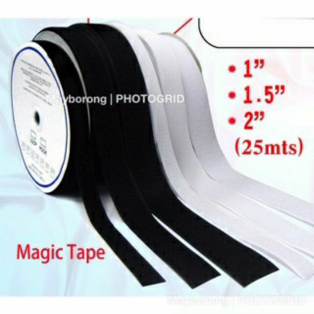 Pelekat tape /Velcro tape /1”,1.5”,2” | Shopee Malaysia