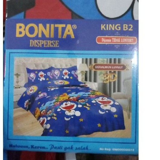 Bonita Bed Sheets Doraemon Motif Lovely Uk 180x200 | Shopee Malaysia