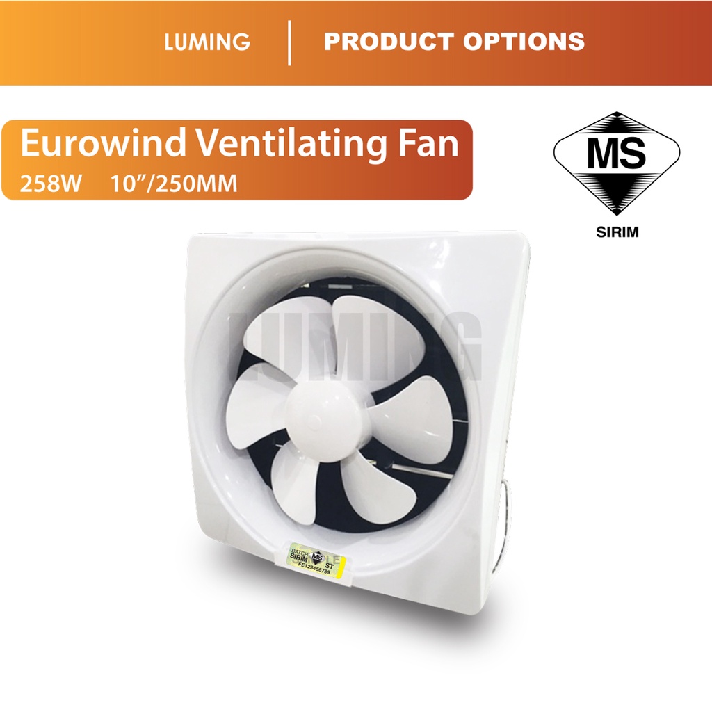 LMG_ SIRIM Wall Exhaust Fan 6" 8" 10" 12" Ekzos Air Ejector Ventilation ...