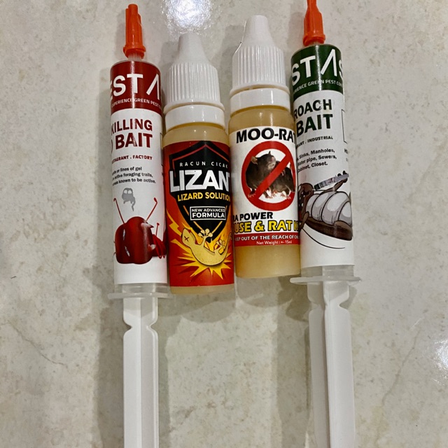 Pest Asia Ant/ Cockroach/ Mouse/ Lizard Killing Eco Bait Ubat Semut ...