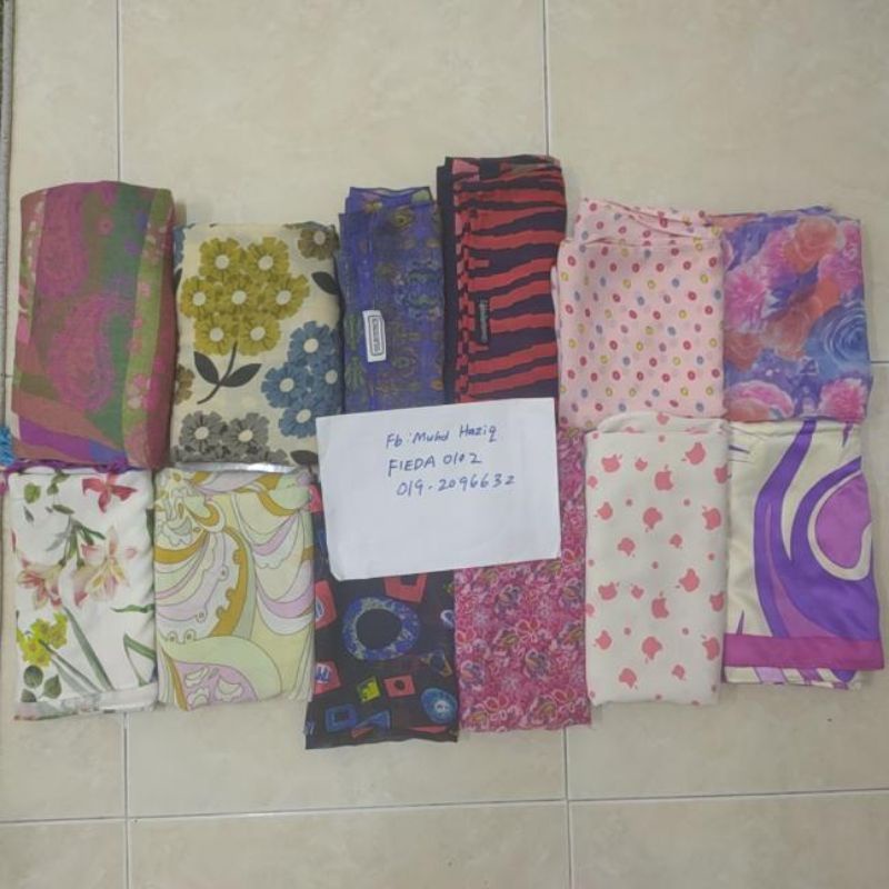 Pelbagai shawl bercorak(1kg) | Shopee Malaysia