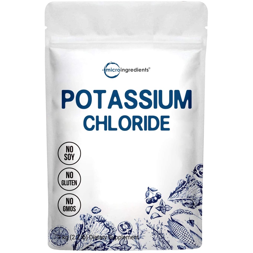 Micro Ingredients Potassium Chloride Powder, 1 Kg (2.2 Pounds) Salt ...