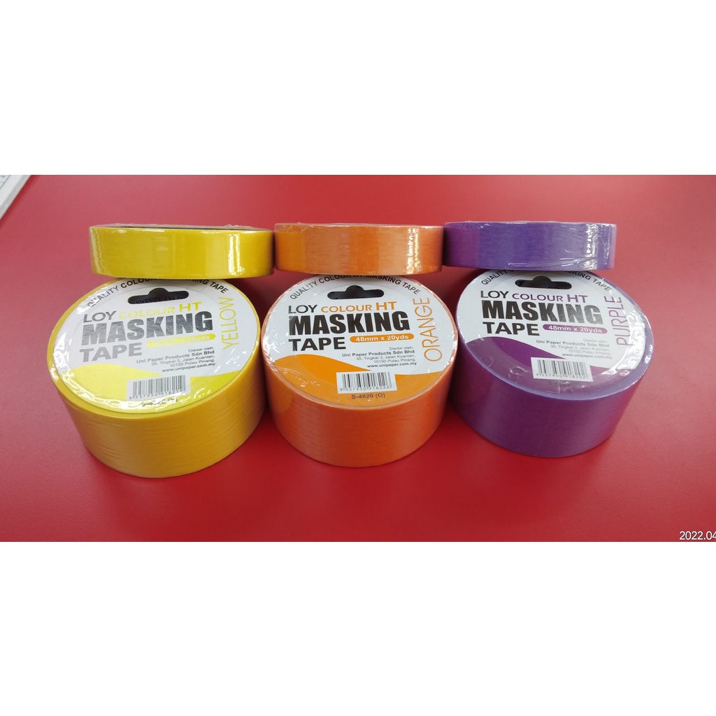 LOY COLOUR HT MASKING TAPE | Shopee Malaysia