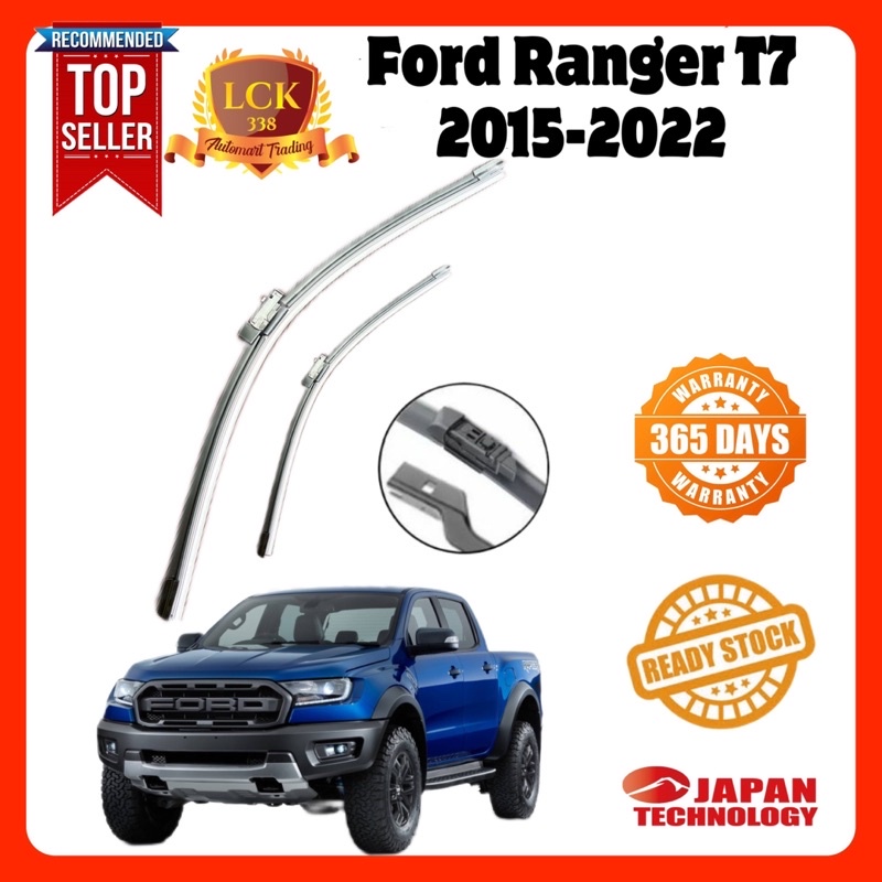 FORD RANGER T7/T6 (2015-2022) WIPER OEM SET PREMIUM RUBBER SUPER ...