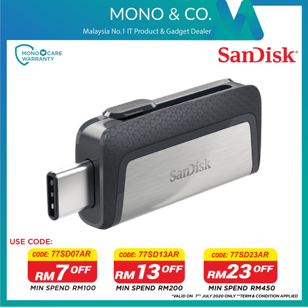 Sandisk OTG Type C 128GB / 64GB / 32GB / 16GB Type-C OTG USB 3.1 ...