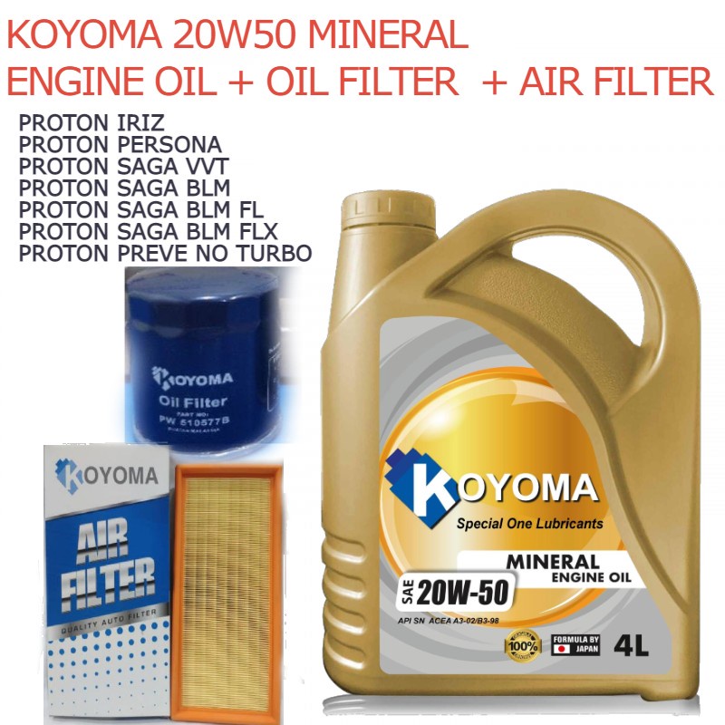 PROTON SAGA BLM, FLX, VVT, PERSONA, VVT, PREVE VVT, IRIZ OIL FILTER ...