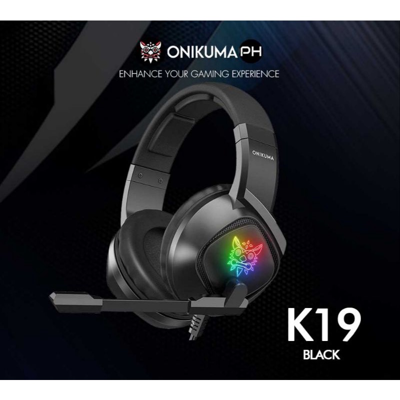 ONIKUMA K19 The Ultimate Gaming Headphones with Microphone (Heavy Bass ...