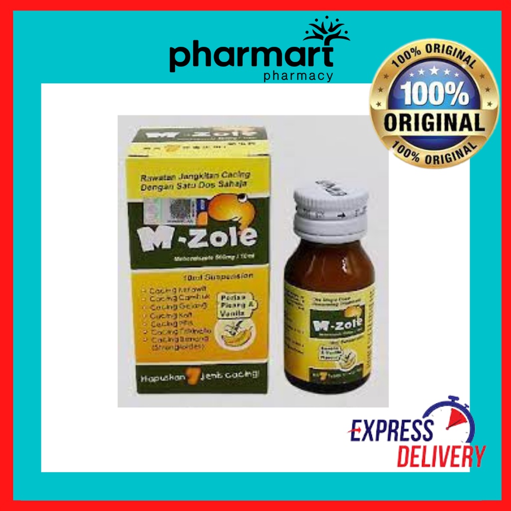 M-ZOLE SUSPENSION 10ML exp 3/25 | Shopee Malaysia